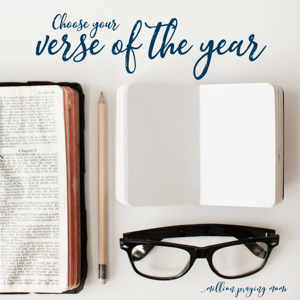 #036: Choosing Your Verse to Pray for 2020 - Million Praying Moms